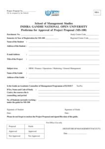 IGNOU Project / Dissertation /Practical Files/ Internship Report 2025 ...